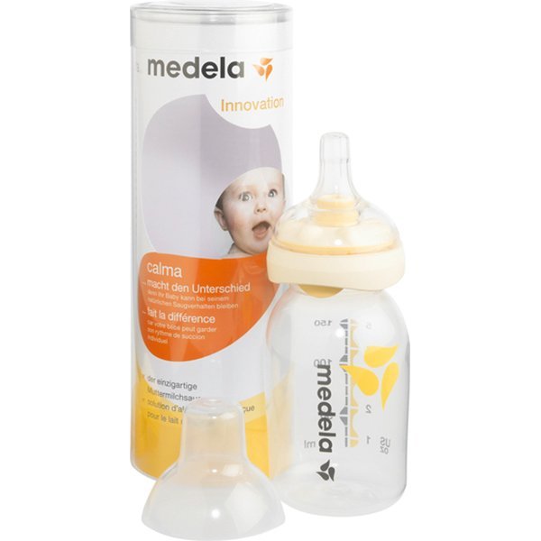 Купить м 008.0130 Бутылочка Medela 150 мл с соской Calma (Медела) в ...