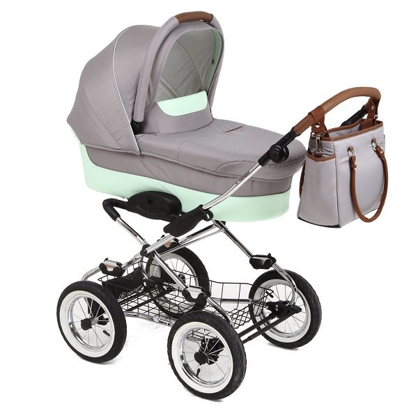 Детская коляска Navington Caravel 2 в 1, диаметр колёс 12" 30см в ...