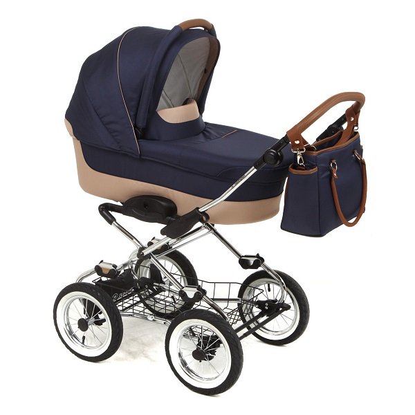 Детская коляска Navington Caravel 2 в 1, диаметр колёс 12" 30см в ...