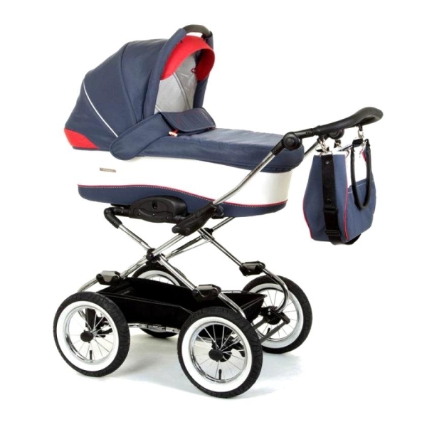 Детская коляска Navington Caravel 2 в 1, диаметр колёс 12" 30см в ...