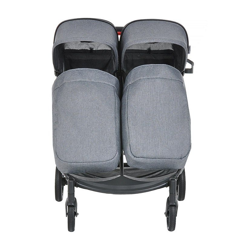 Прогулочная коляска для двойни Pituso Duocity с полиуретановыми (PU) колесами в магазине Коляски ...