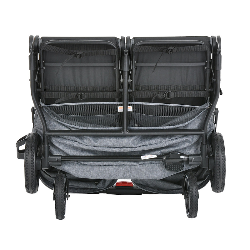 Прогулочная коляска для двойни Pituso Duocity с полиуретановыми (PU) колесами в магазине Коляски ...