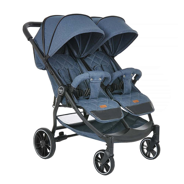 Прогулочная коляска для двойни Pituso Duocity с полиуретановыми (PU) колесами в магазине Коляски ...