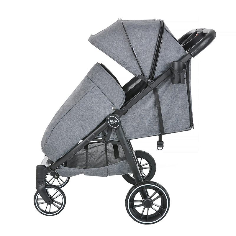 Прогулочная коляска для двойни Pituso Duocity с полиуретановыми (PU) колесами в магазине Коляски ...